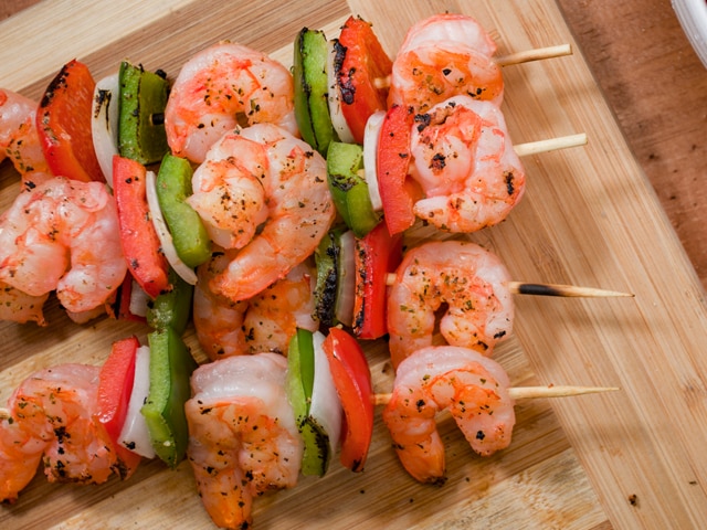 Pinchos De Camarones